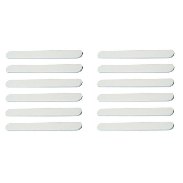 Flowery White Knight Board Nail File (Total of 12 files) - Walmart.com