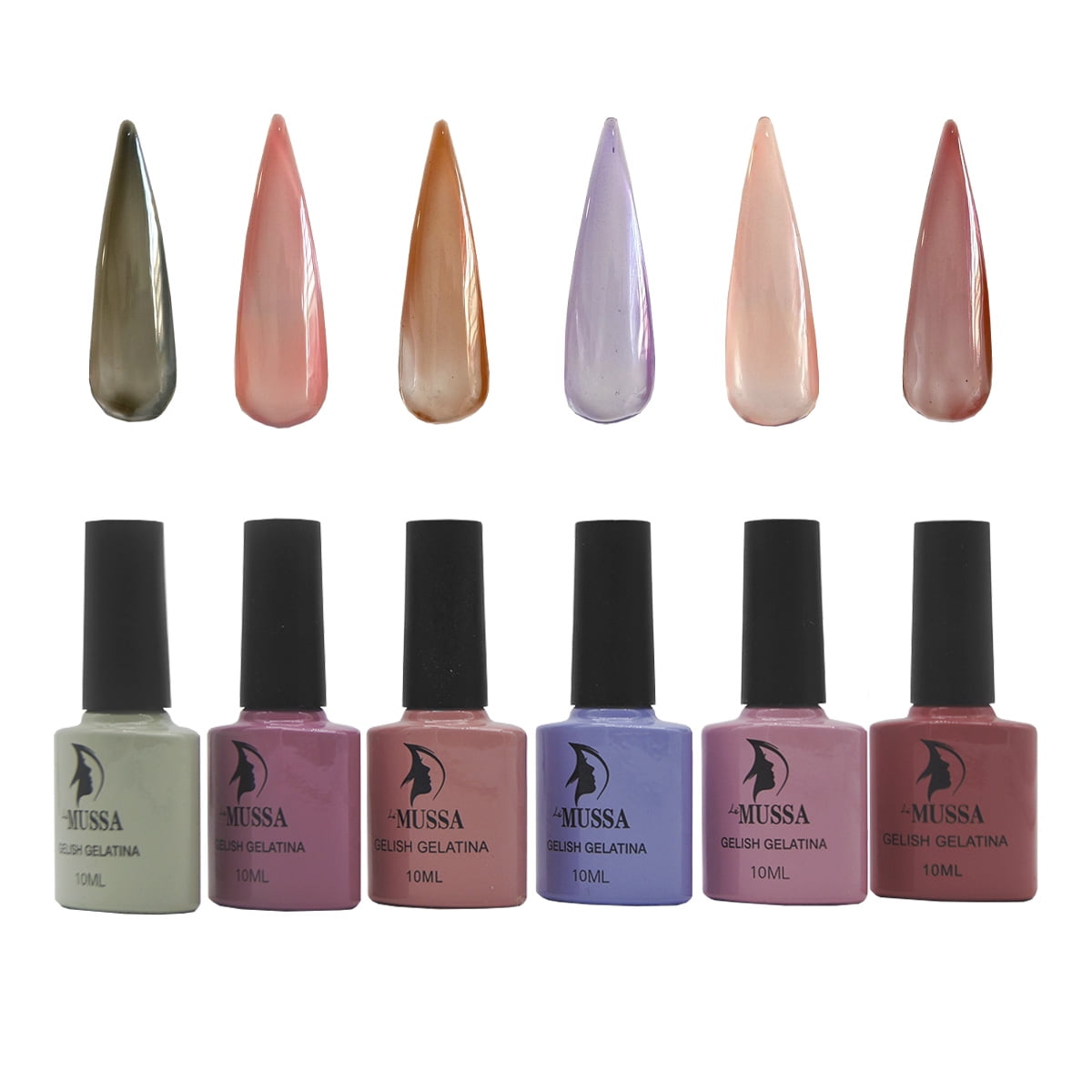 Mussa Esmaltes Semipermanentes Gelish Gelatina Gama Colores E | Walmart ...