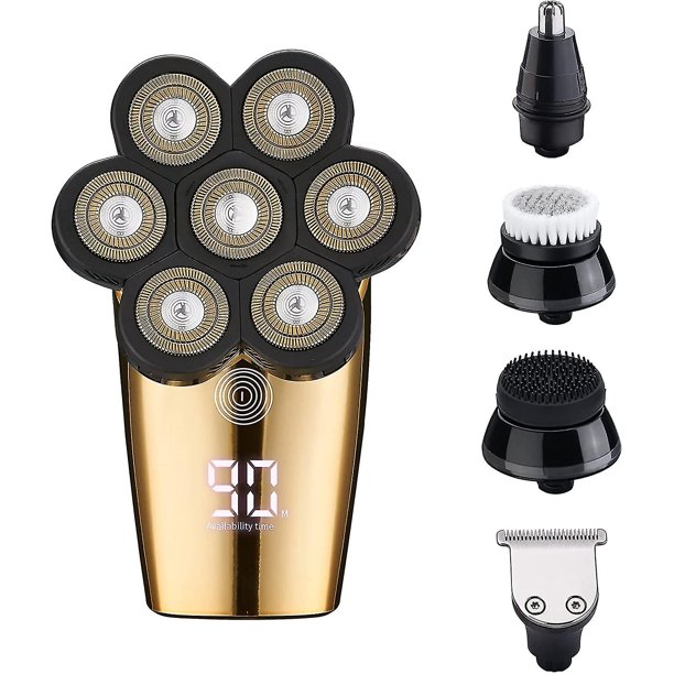 Head Shavers For Bald Men, Upgraded Electric Razor 5 In 1 Grooming Kit ...
