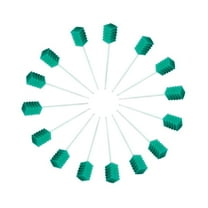 Toothette Plus 6 Inch Length Disposable Oral Swab with Green Foam Tip ...