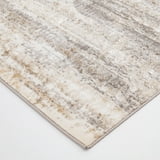 Free Shipping! Mainstays 5x7 Neutral Abstract Indoor Rug, Durable ...