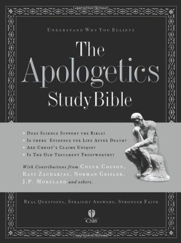 Pre-Owned THE APOLOGETIC STUDY BIBLE JACKETED INDEXED Hardcover ...