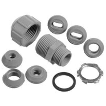 Conn Rlf Strn 1/2In PVC Gry 000 Service Entrance Fittings SRTC-050 Gray ...
