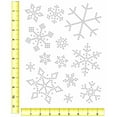 Magnetic Rhinestone Template Set - SNOWFLAKES 1" to 4" - Walmart.com