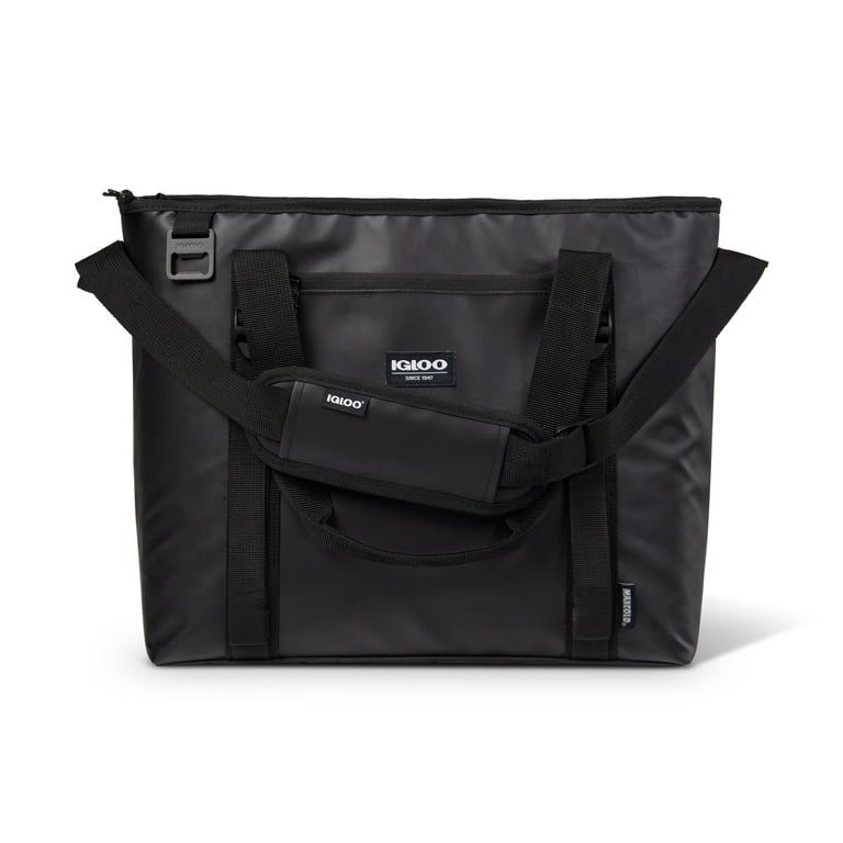 Igloo 30-Can Getaway Durable Tote Soft Sided Cooler Black