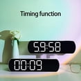 ANXPTIME Large Digital Wall Clock Digital Alarm Clock with Date,Desk ...