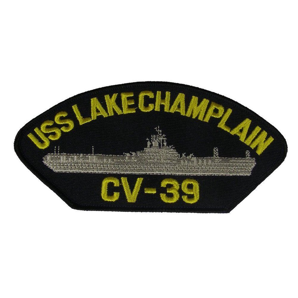 USS LAKE CHAMPLAIN CV-39 PATCH USN NAVY SHIP ESSEX CLASS AIRCRAFT ...