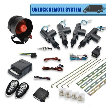 TOTMOX 12V Cars Keyless Entry with Anti-theft Alarm Immobiliser System ...