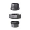 1/2" Cast Iron Union, 10 Pack Industrial Malleable Female Pipe Fitting ...