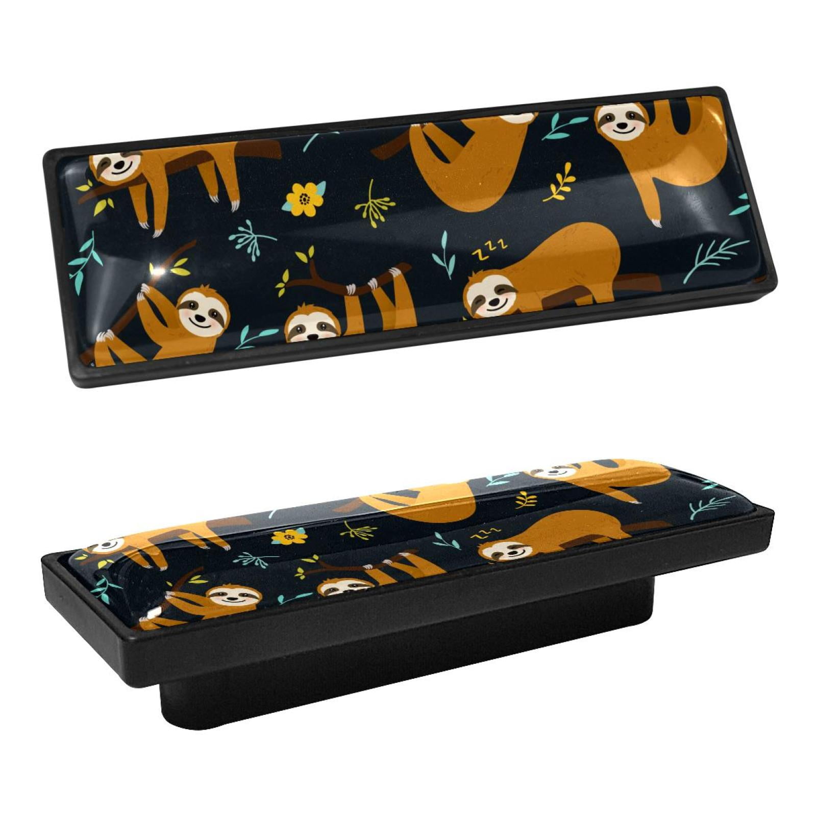 4 Pcs Rectangle Cabinet Handle Cupboard Knob Drawer Pulls Handle Animal ...