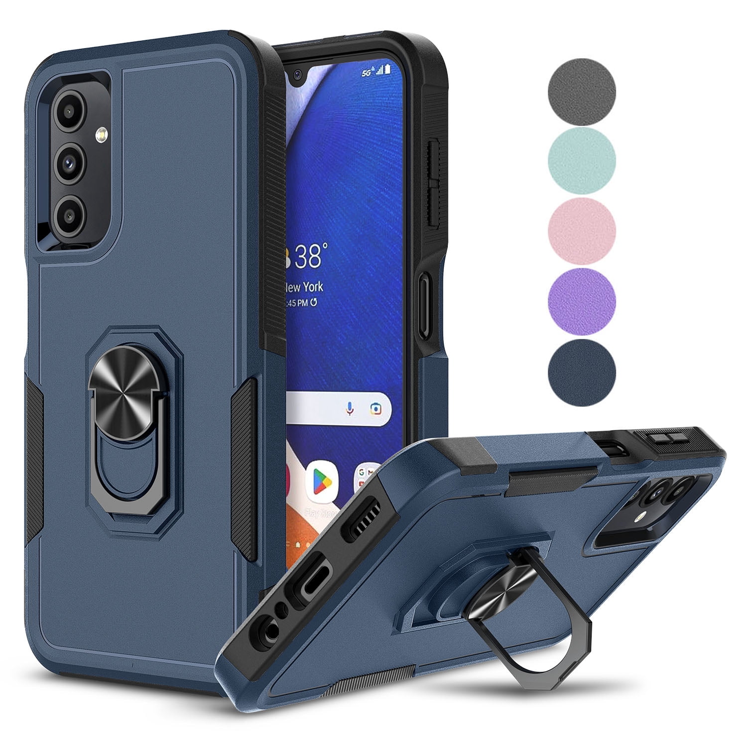 Samsung Galaxy A14 5G Case ,Tekcoo Shockproof Hybrid Dual Layer Rubber ...