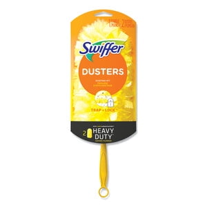 Swiffer Swiffer Heavy Duty Dusters Starter Kit, 6" Handle with Two ...