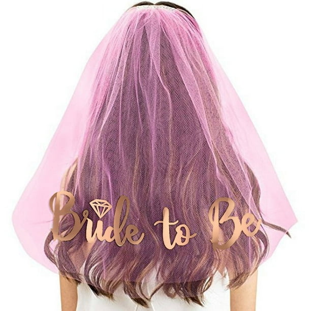 Peine de una sola fiesta para la boda, novia, damas de honor, equipo de damas de honor, velo de ...