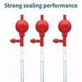 2Pcs Educational Rubber Suction Bulbs 50ml Three Way Pipette Fillers ...