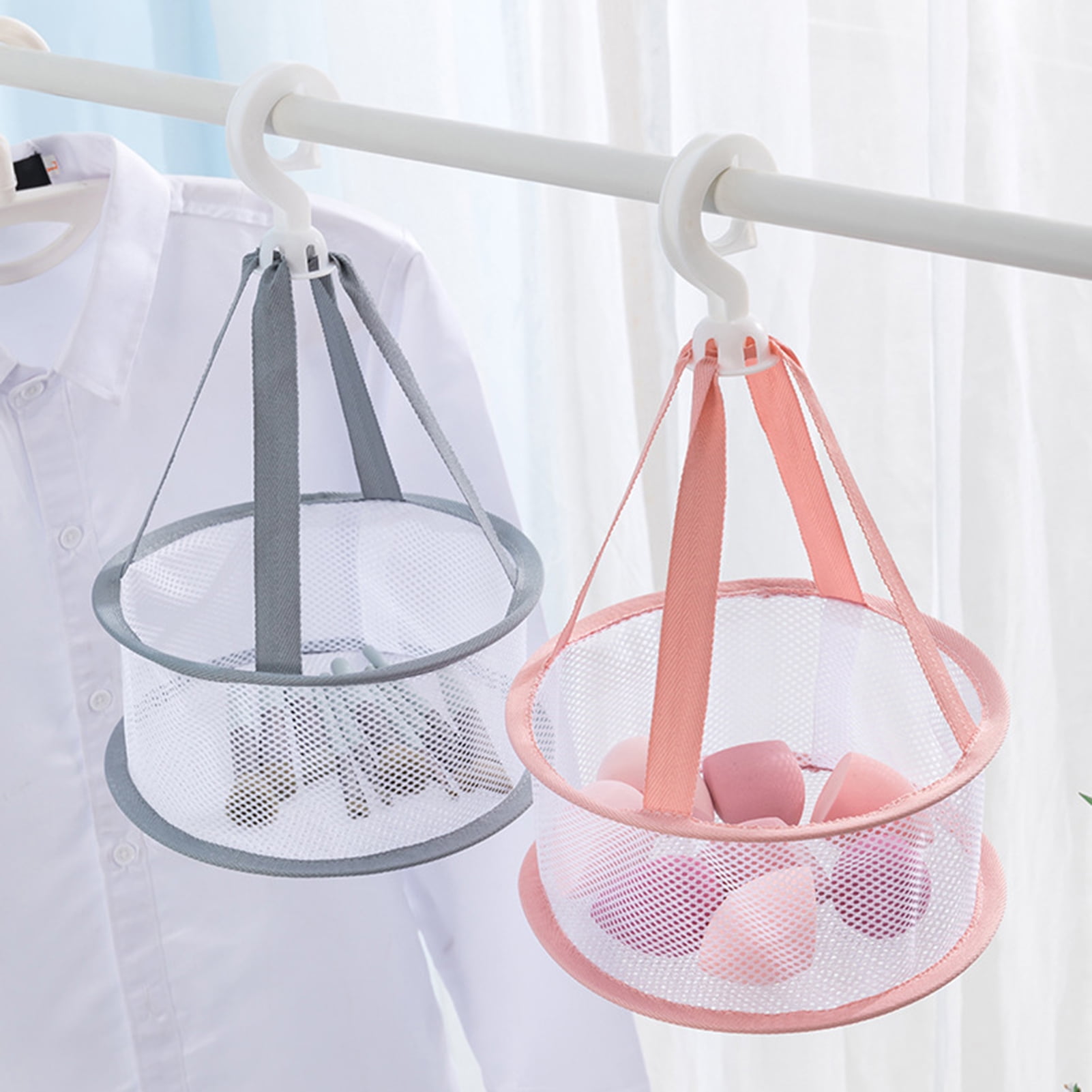 Visland Drying Rack Laundry Basket Hanging Basket Beauty Egg Drying Net ...