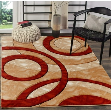 Glory Rugs Platinium Collection Modern Area Rug 8x10ft Soft-Textured ...