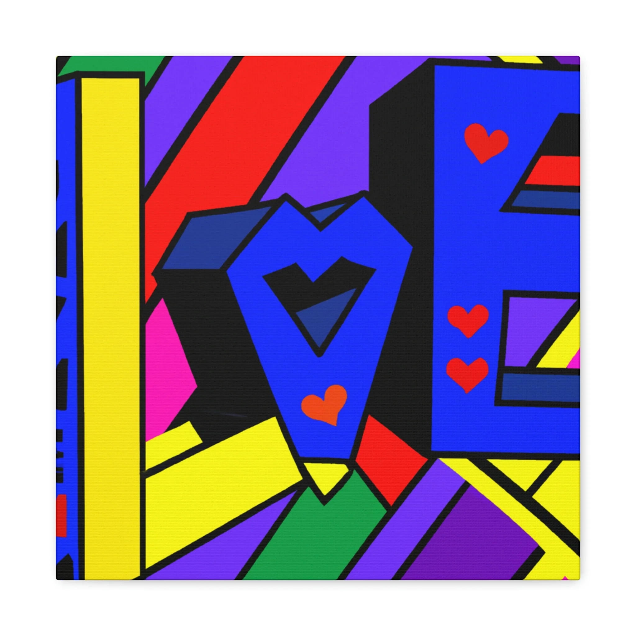 Love Letters Collage - Canvas - Walmart.com