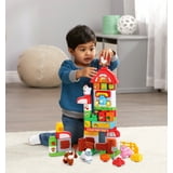 LeapFrog LeapBuilders Interactive Building Blocks Toy, Animal Farm ...