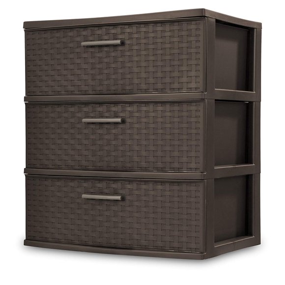3 Drawer Plastic Storage