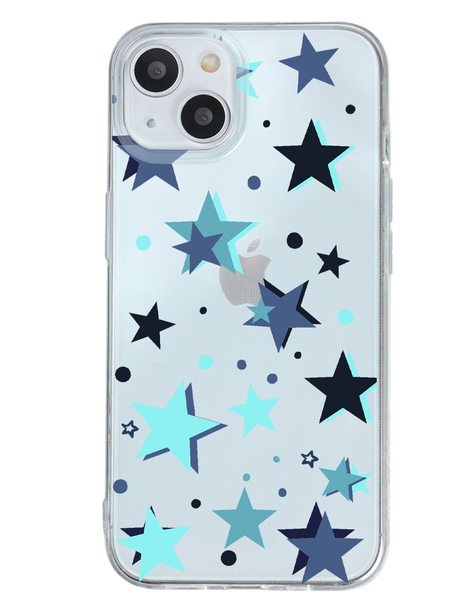 Funda Antigolpes InstaCase para iPhone 14 con estrellas azules Uso rudo ...