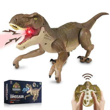 HANMUN Robot Dinosaur Toy for Kids 3-8+, T rex with Light & Roaring ...