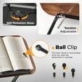 SupeDesk Adjustable Wooden Book Stand for Reading, 360° Rotating ...