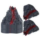 Raindrops 10Pcs Simulation Volcano Toy Model for Parties Assorted Color ...