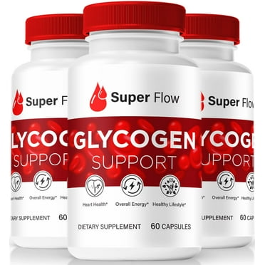 Super Flow Glycogen Advanced Blood Support Formula, Extra Strength ...