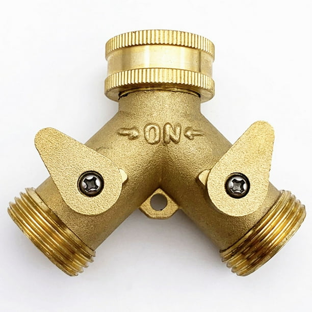 Brass Manifold, Splitter Two Way Washing Machine Hose Connector ...