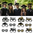 Xeyise 6 Pairs 2024 Graduation Glasses Set Sparkling Reusable ...