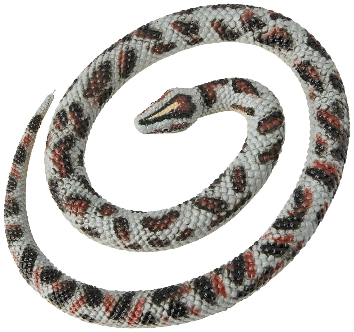 Wild Republic Python Rock, Rubber Snake, Serpiente de Goma de Juguete ...
