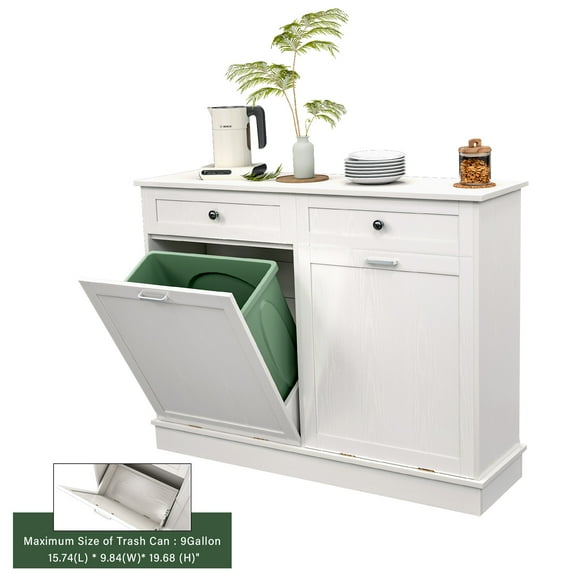 Tilt Out Trash Bin