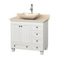 Wyndham Collection Acclaim 36 inch Single Bathroom Vanity in Oyster ...