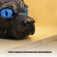 Black Dog Stone Sculpture Resin Dog Head Figurines Marble Look Resin ...