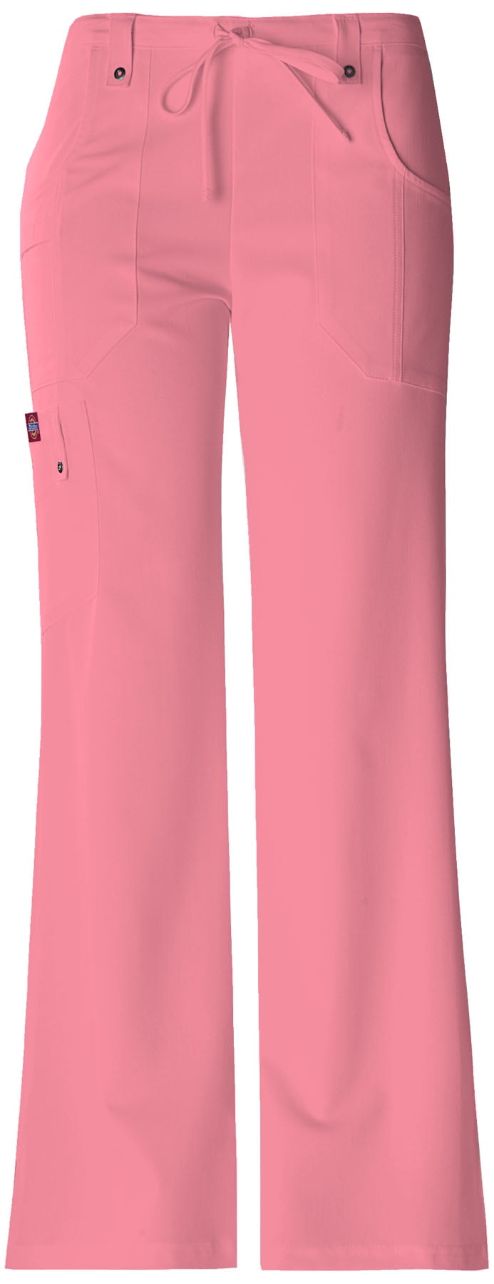 Dickies Xtreme Stretch Scrubs Pant for Women Mid Rise Drawstring Cargo ...
