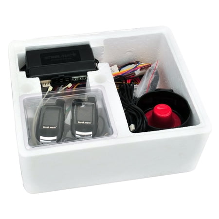 PKE Car Alarm System Remote Control Passive Smart Key Lock LED ...