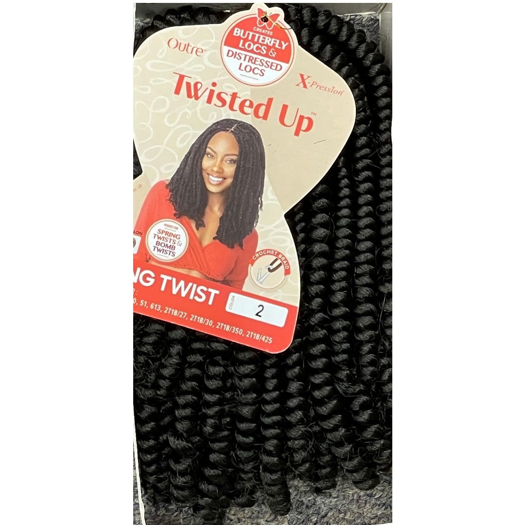 OUTRE. X-Pression. SPRING TWIST 8″. *CREATES BUTTERFLY LOCS & BOMB ...