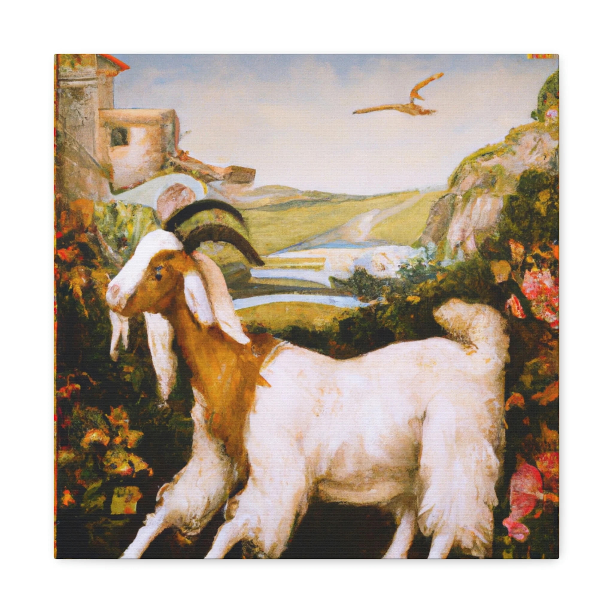 Goat in Rococo Splendor - Canvas - Walmart.com