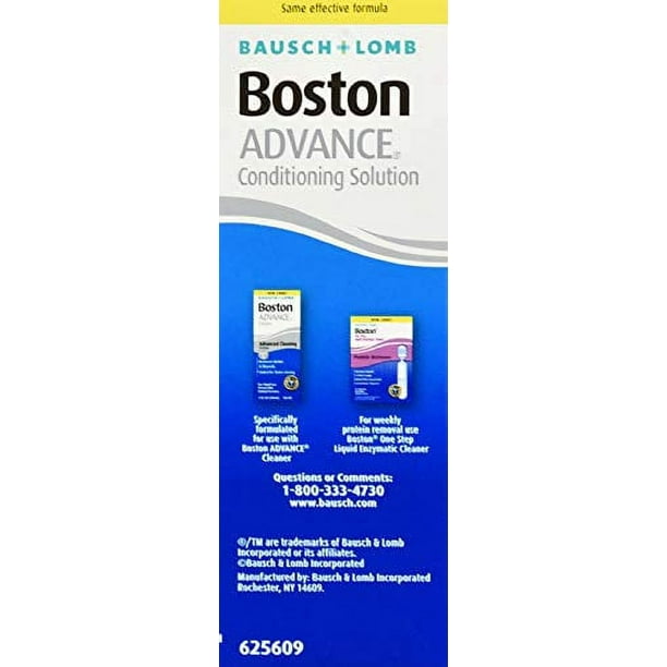 Bausch & Lomb Boston Advance Conditioning Solution 3.50 oz(Packaging ...