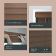 REGAL estate Cordless 2" Faux Wood Blinds, 28.5"W x 64"H, Chestnut ...