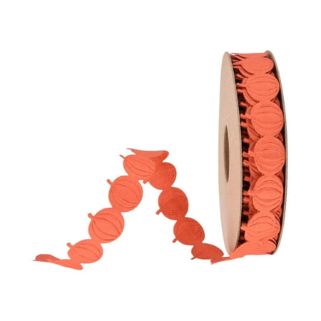 Pumpkin Ribbons, Halloween Ribbon, Harvest Festival Sewing Ribbon ...