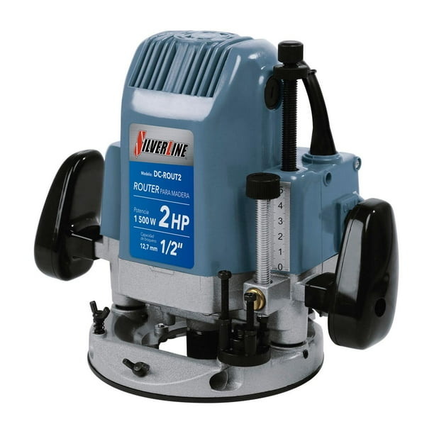 Router A Dos Manos 2 Hp Para Madera Profesional Silverline SILVERLINE ...