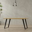 ACME Zumala Dining Table in Weathered Oak - Walmart.com