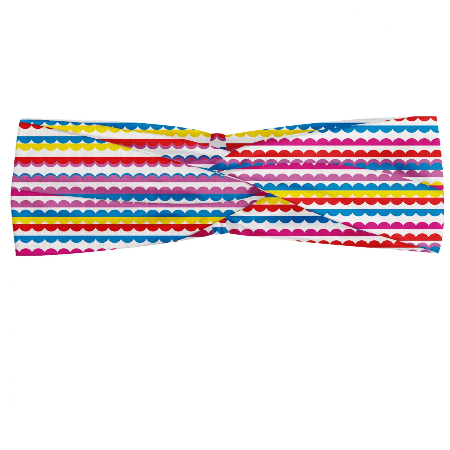 Abstract Headband, Layout of Modern Design Horizontal Lines Colorful ...