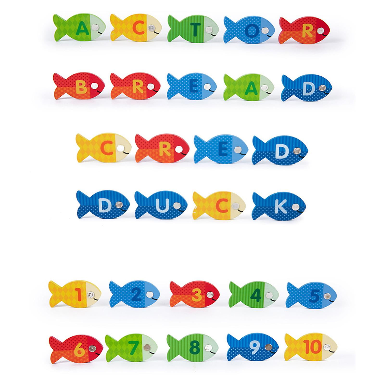 Juegos de conteo de captura de peces del alfabeto, divertido juguete ...