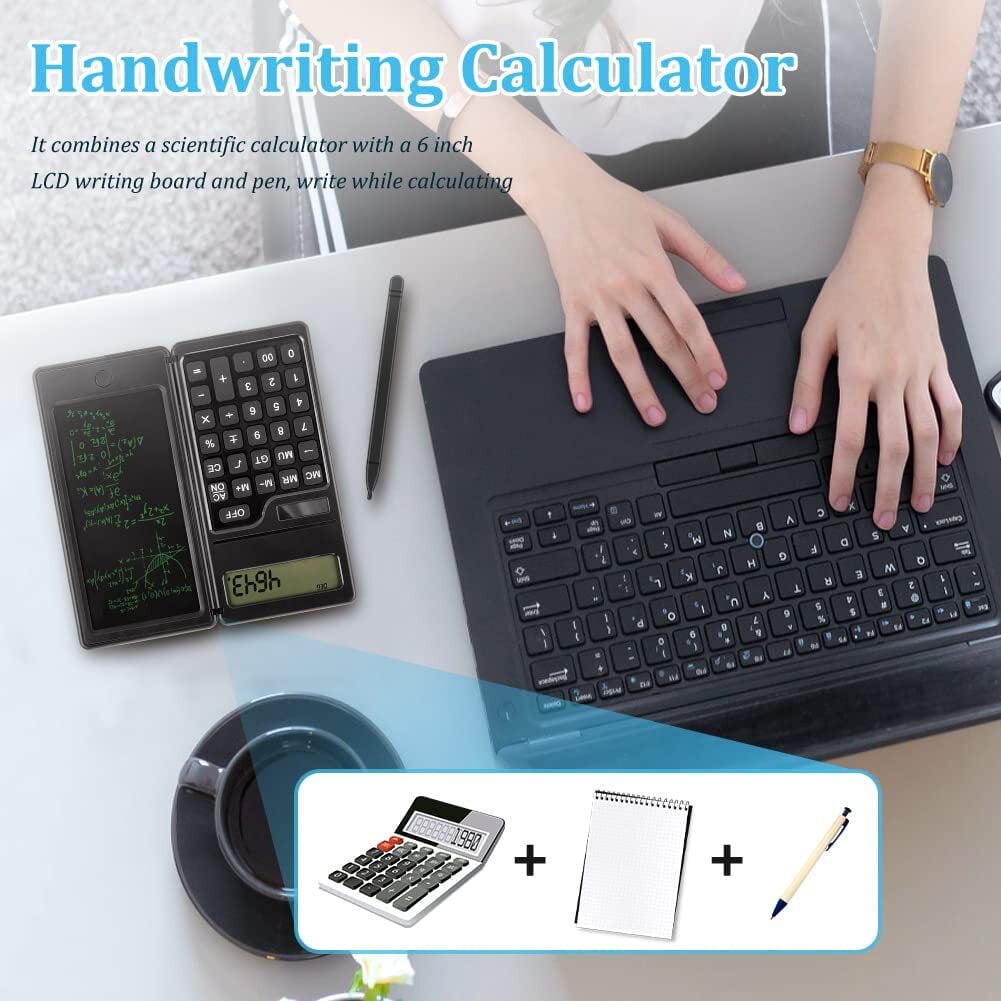 Buy Welltop Digit Calculator with 6 Inch LCD Writing Tablet, Basic ...