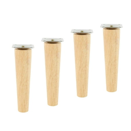 4 Pieces Wooden Furniture Leg DIY Modern Sturdy Chair Legs Furniture ...