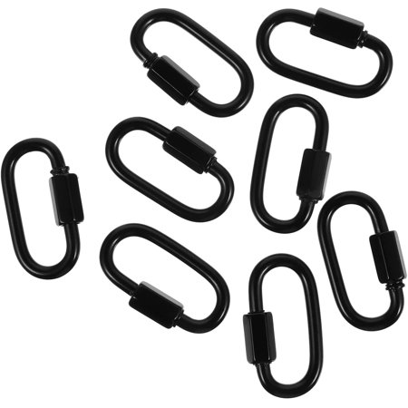 TILIYHELLO Quick Lock Carabiner Shape Quick Link Chain Connector Quick ...