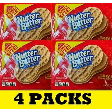 Nutter Butter Bites Peanut Butter Sandwich Cookies, Big Bag, 3 oz ...