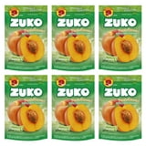 Zuko Peach Drink Mix Bag, 14.1 oz, Pack of 6, Fortified with Vitamin C ...